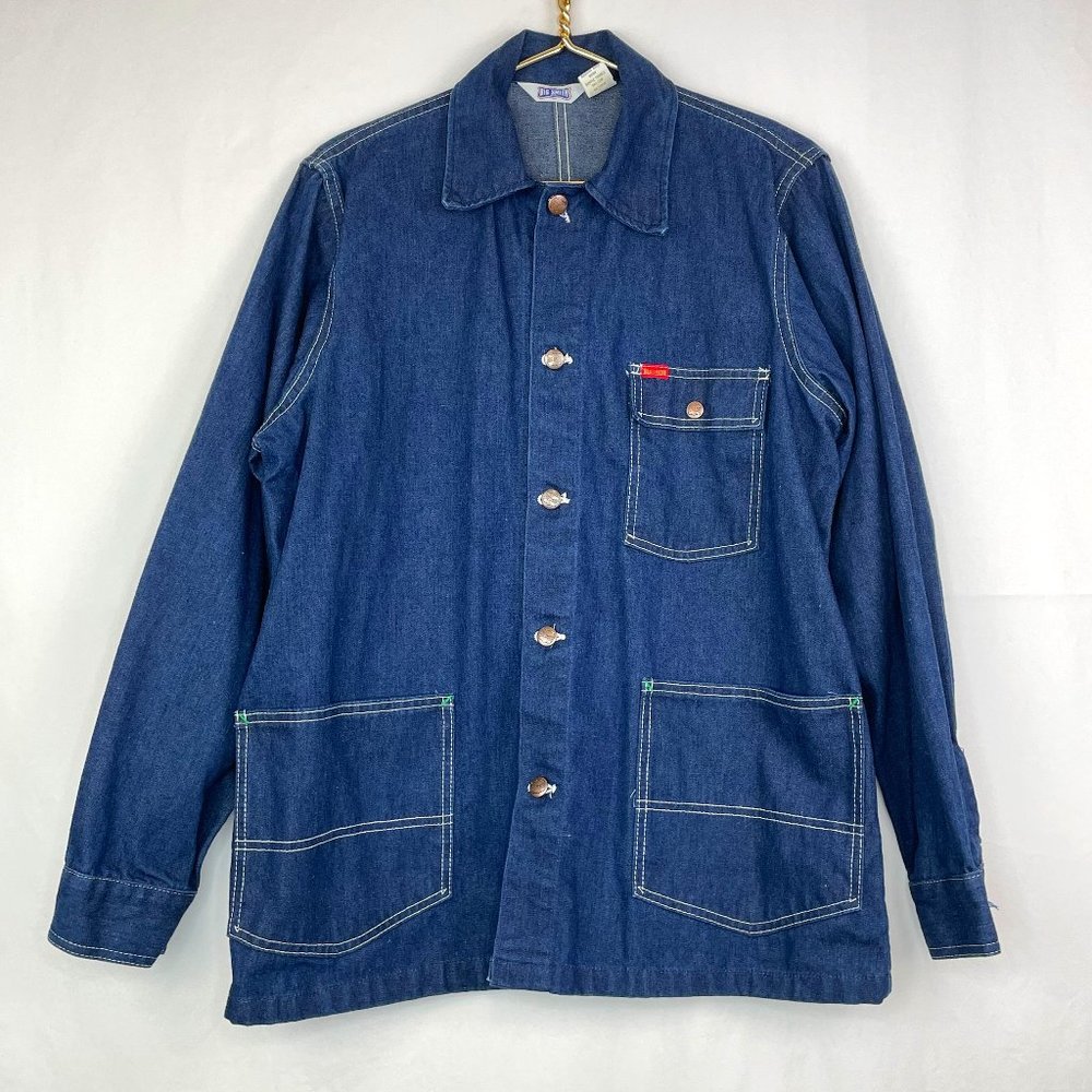 Vintage Union Made Big Smith Denim Jean Jacket/Barn C… - Gem